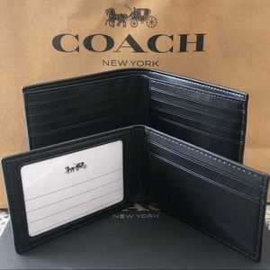 Coach | Bags | Nwt Authentic Coach 3in Varsity Stripe Wallet | Poshmark